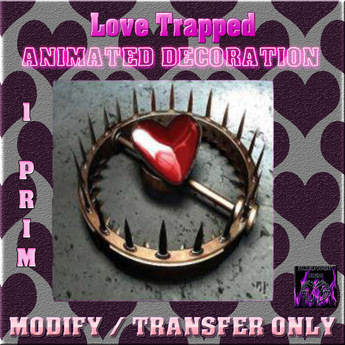 Second Life Marketplace - BBD - Love Trapped (ANIMATED DECORATION / GIFT)