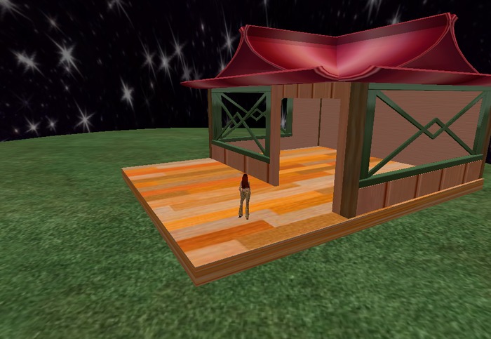 Second Life Marketplace - kiosko japones con ventana