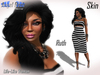Second Life Marketplace - Angel Rock Skin RUTH BRONZE PEACH FAT PACK DEMO