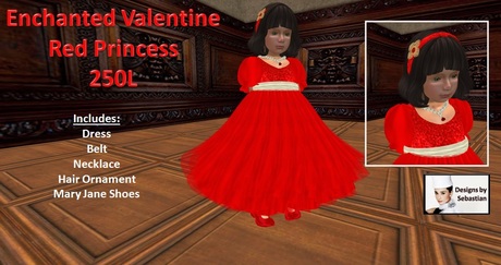Second Life Marketplace - Valentines - Red Princess