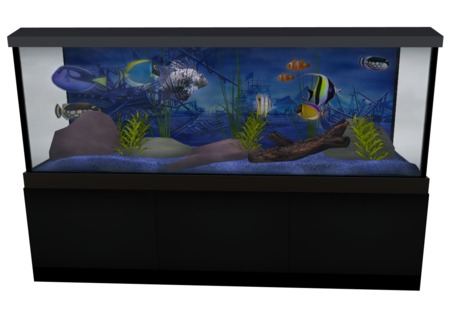 Second Life Marketplace - SA-Items - Fish Tank (Model 1)