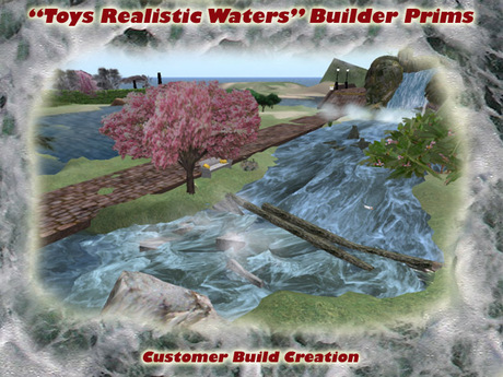 Second Life Marketplace - Rivers Waterfalls Sculpted Animated Pre-Made ...