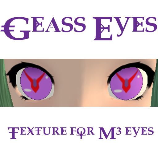 Second Life Marketplace Geass Eyes From Indigo Fanservices