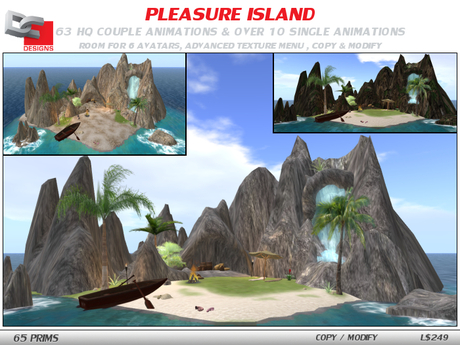 Second Life Marketplace - Pleasure Island On/Off Sim Island with HQ ...