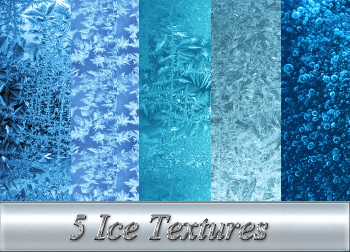 Second Life Marketplace - 5 FULL PERM Ice Textures