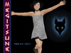 Second Life Marketplace - Megitsune Velvet dress Black Lace Snow