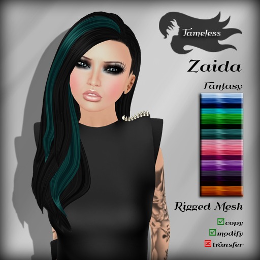 Second Life Marketplace - *NEW RELEASE* Tameless Hair Zaida (MESH ...