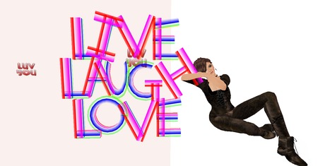 Second Life Marketplace - Emma's "Live Laugh Love"