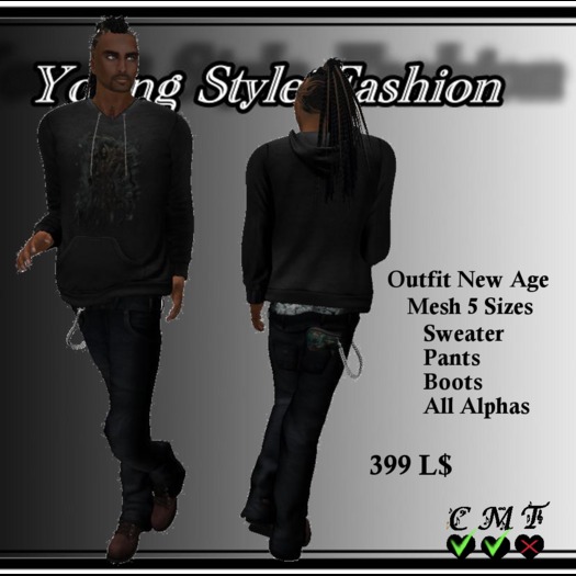 Second Life Marketplace - [YSF] New Age Men