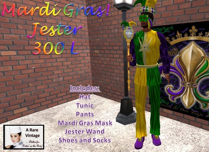 Second Life Marketplace - Adult Mardi Gras Jester