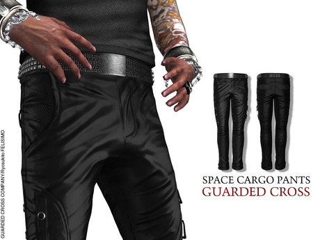 Second Life Marketplace - * GUARDED CROSS/Men’s-Wear * Space Cargo Pants