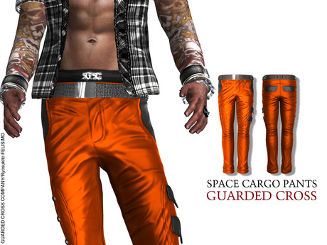 Second Life Marketplace - * GUARDED CROSS/Men’s-Wear * Space Cargo Pants