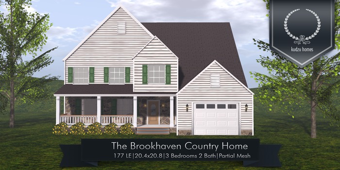 Second Life Marketplace - kudzu homes - The Brookhaven Country Home