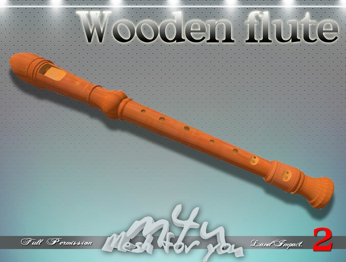 Second Life Marketplace - m4u wooden flute
