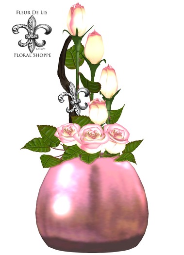 Second Life Marketplace - ^FDLFS^ Rose Elegance half dz. White wPink ...
