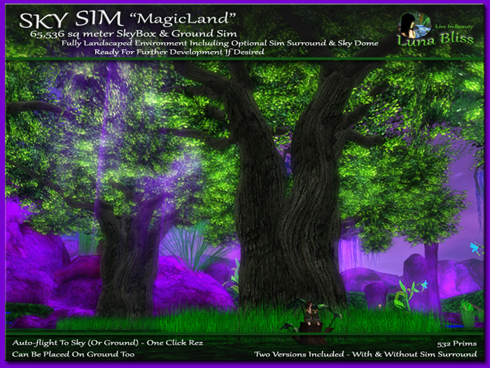 Second Life Marketplace - BlissWorlds Sky Sim MagicLand - Holodeck Sky ...