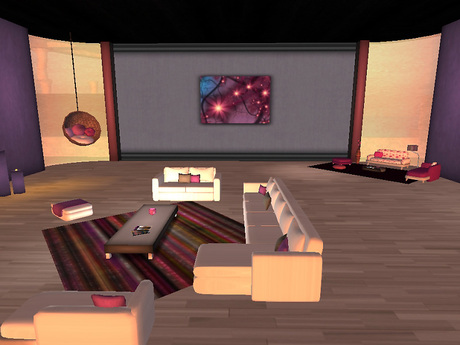 Second Life Marketplace - Purple Dream Skybox ( fully furnished skybox )