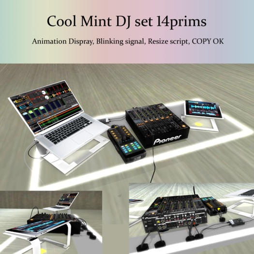 Second Life Marketplace - Cool Mint Dj set 14prims
