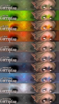 Second Life Marketplace - Vivid Corruptions facial tattoo pack
