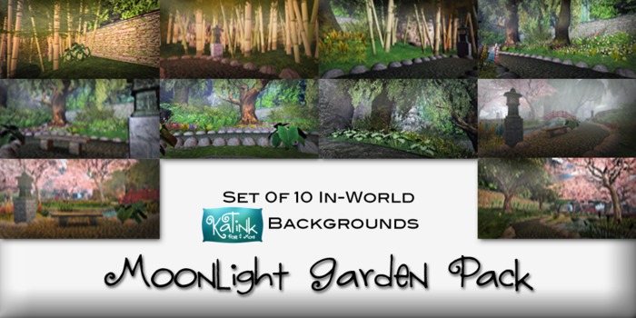 Second Life Marketplace - KaTink - Moonlight Garden Pack
