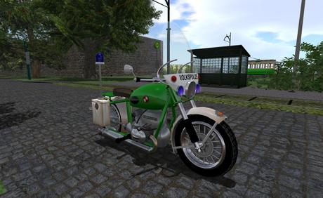 Second Life Marketplace - police motorbike GDR