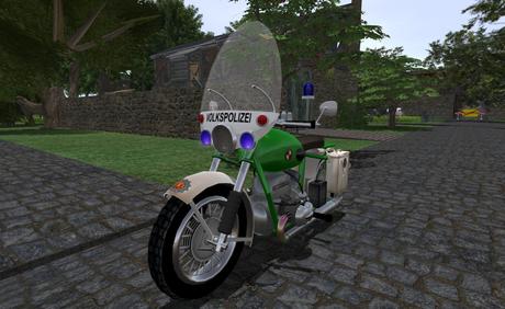 Second Life Marketplace - police motorbike GDR