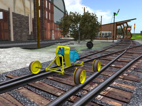 Second Life Marketplace - Rail Moped (Schienenmoped)