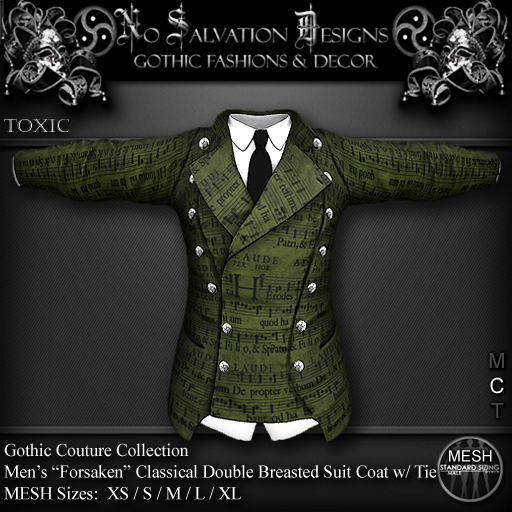 Second Life Marketplace - [[NS]] No Salvation Designs *MESH* Men's ...