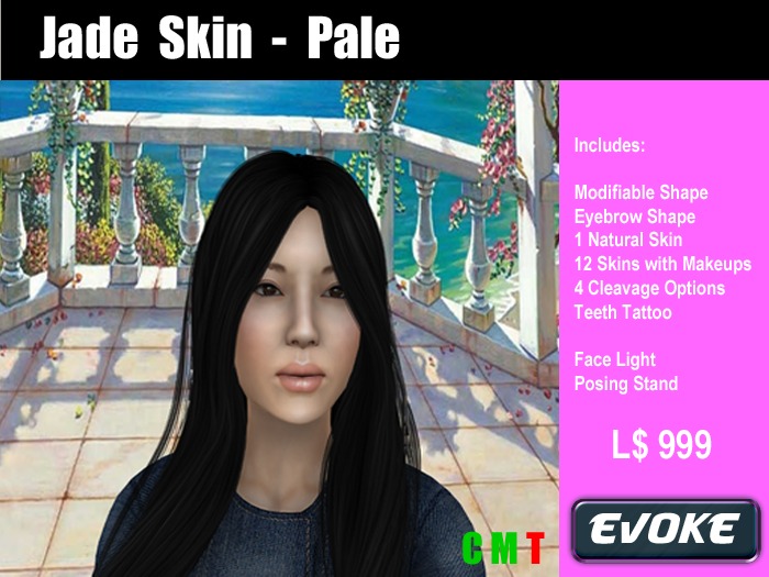 Second Life Marketplace - Jade Avatar (Pale Skin Tone) PROMO!