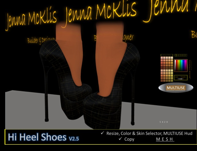 Second Life Marketplace - JENNA'S HIGH HEEL V2.5