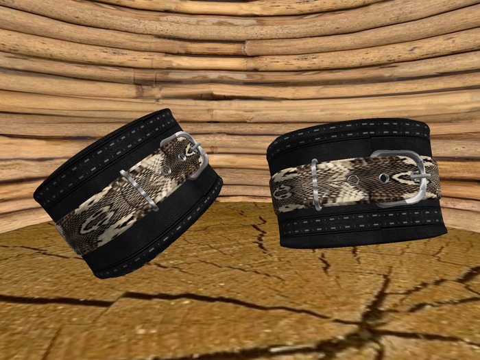 Second Life Marketplace - Leather Bracelet (SNAKE)