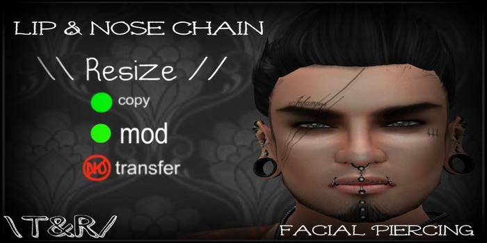 Second Life Marketplace - \\T&R// Lip & Nose Chains Vendor