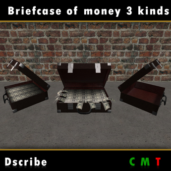 Second Life Marketplace - [D] Briefcase of money 3 kinds