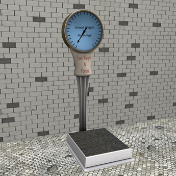 Second Life Marketplace - Your Weight & Fortune -- Avatar Scale