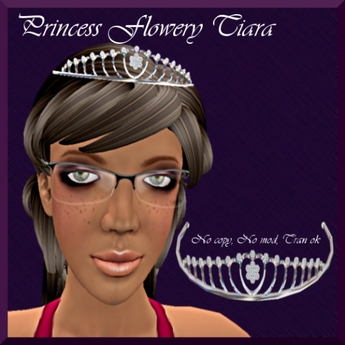 Second Life Marketplace - princess flowery tiara