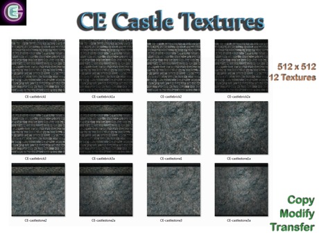 Second Life Marketplace - CE:) Castle Textures