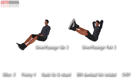Second Life Marketplace - [AM] Full Perm - Driving Poses