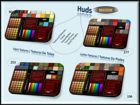 Second Life Marketplace - EXTRA HUD v4.2 (Fabric Textures)