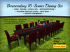 Second Life Marketplace - Bermondsey 16-Seater Dining Set - COPYABLE ...