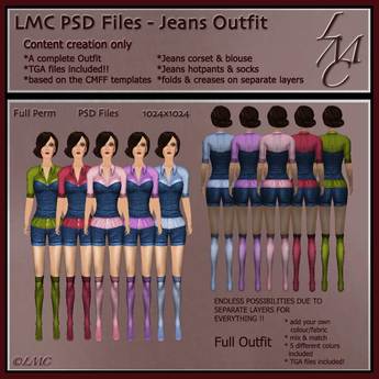 Second Life Marketplace - -REDUCED PRICE- LMC Templates PSD/TGA Files ...