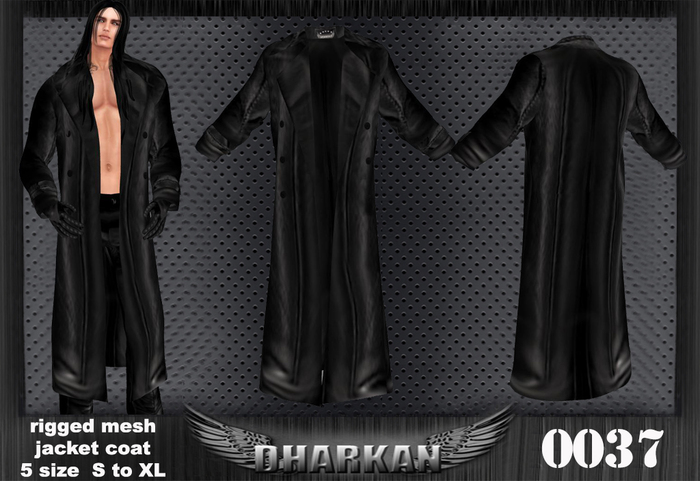 Second Life Marketplace - Dharkan - 0037 Mesh Jacket Coat