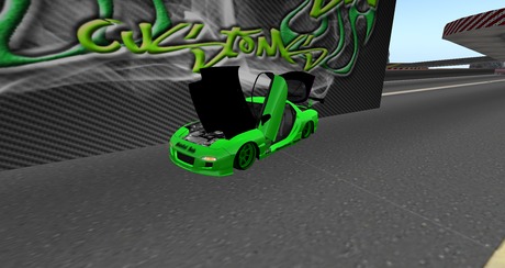 Second Life Marketplace - GREEN RX7 DRIFT