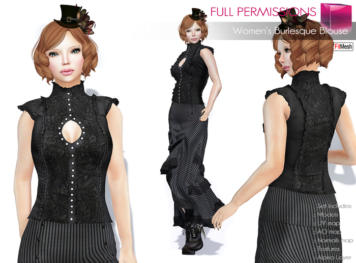 Second Life Marketplace - Meli Imako Full Perm Classic Avatars Female ...