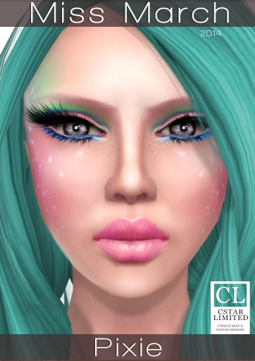 Second Life Marketplace - cStar Limited - Miss March 2014 - Pixie - 6 Left