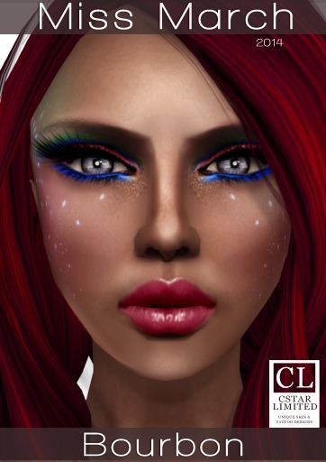 Second Life Marketplace - cStar Limited - Miss March 2014 - Bourbon - 1 ...