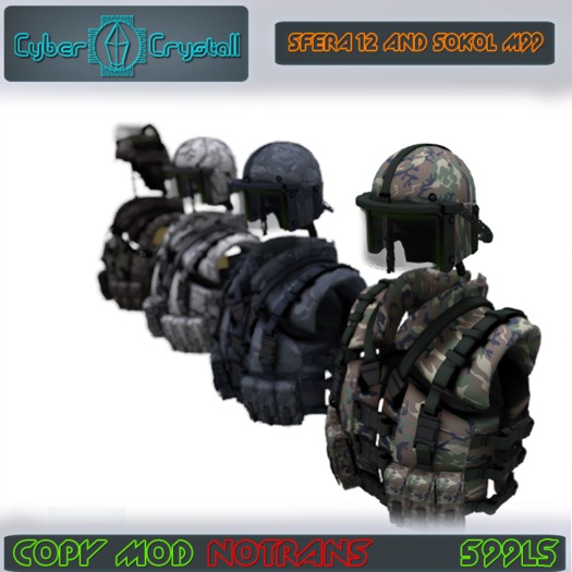 Second Life Marketplace - CyberCrystall - Solok M99 And Sfera 12