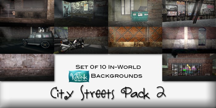 Second Life Marketplace - KaTink - City Streets Pack 2