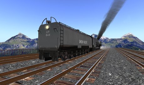 Second Life Marketplace - Union Pacific FEF-3 Class 844 Northern CM