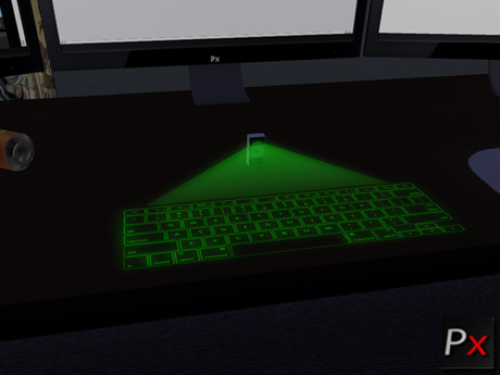 Second Life Marketplace - Px - holographic keyboard boxed