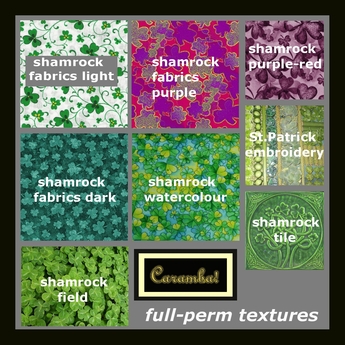 Second Life Marketplace - St. Patrick textures pack 1 (9 textures)